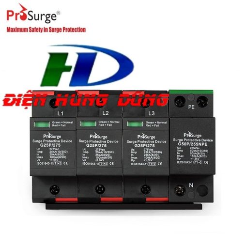 Chống sét SPD 3P+N 25kA/100kA (NPE) G25P/275-S/3PN100 - 3xG5/275-S+G100 ...